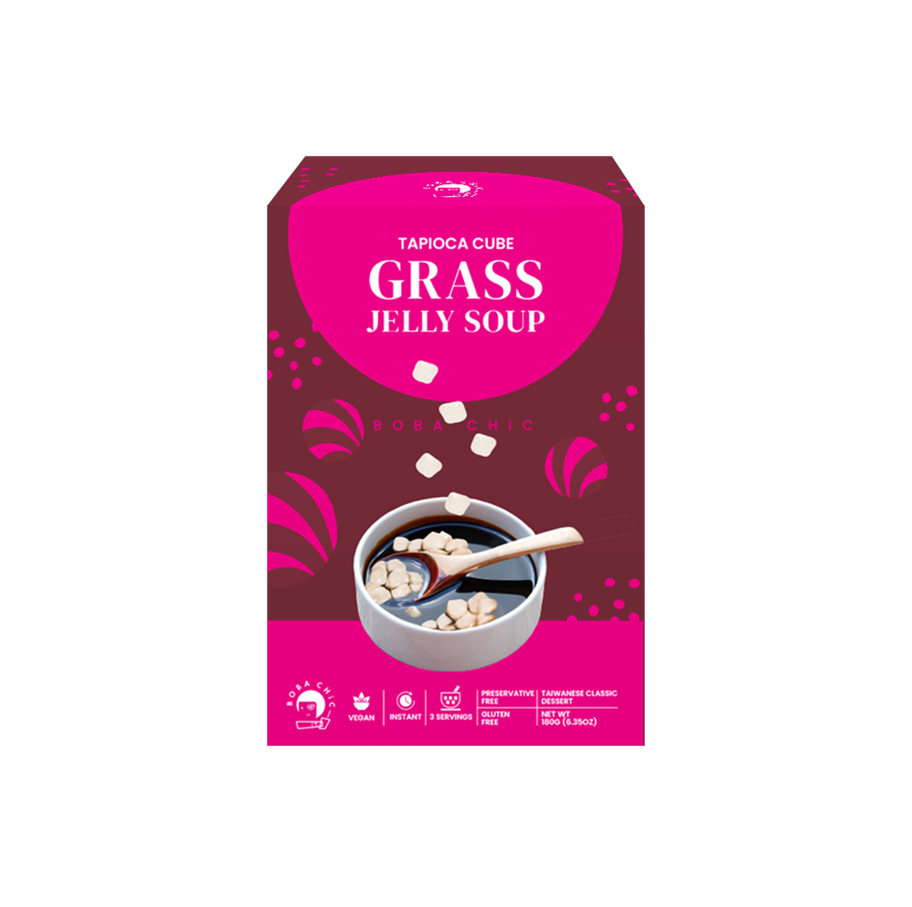 Grass Jelly Sweet Soup w/ Original Tapioca Cube: Your Key to Entering ...
