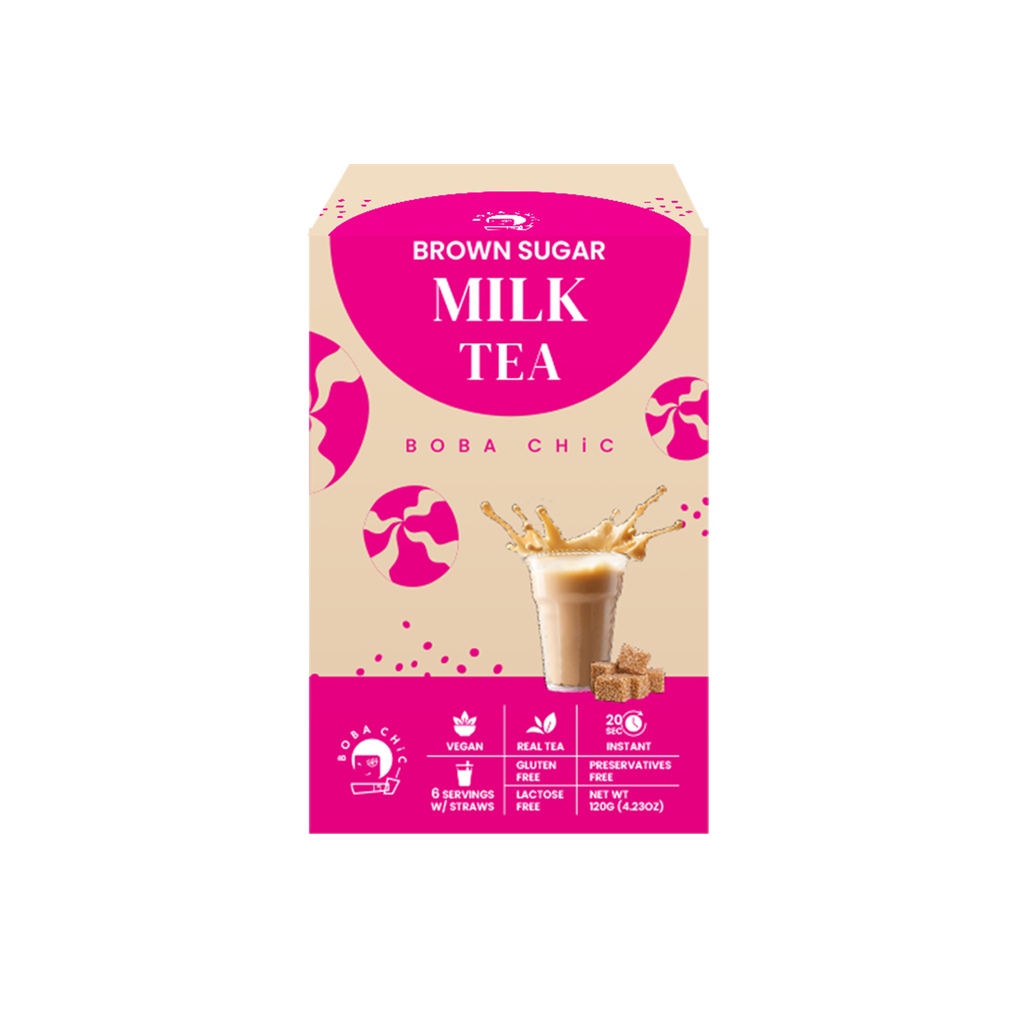 Instant Brown Sugar Milk Tea Box Supplier | BOBA CHiC